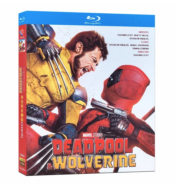 DEADPOOL & WOLVERINE (2024) BD Movie 1-Disc TV Film All Region Free New ...