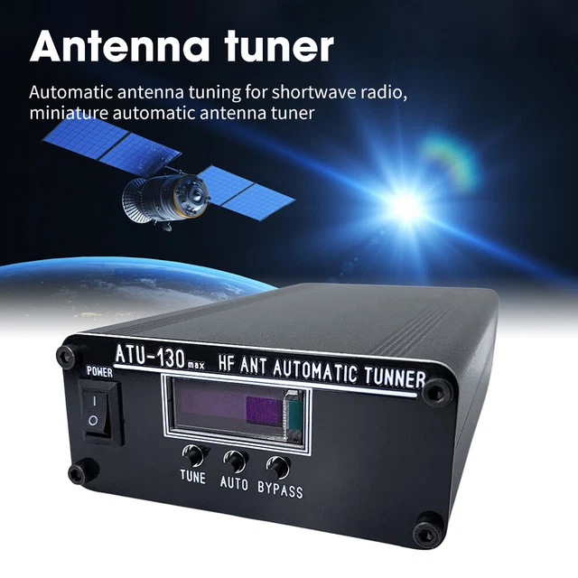 ATU-130 MAX MINIATURE Shortwave Antenna Tuner Portable 1.8-50MHz 200W ...