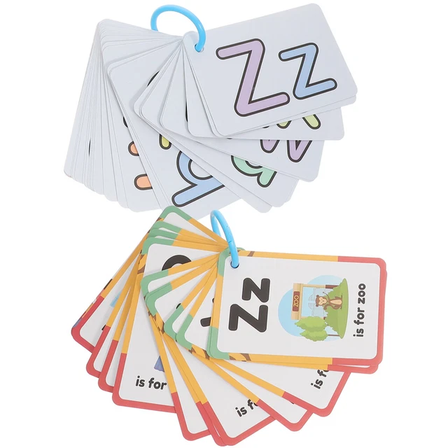 2 SETS CARTE De Mots Flashcards Phoniques Pour Enfants Les Jouets D ...