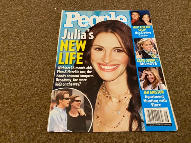 PEOPLE MAGAZINE 17/4/2006 Matt Leblanc Julia Roberts Campbell Brown ...