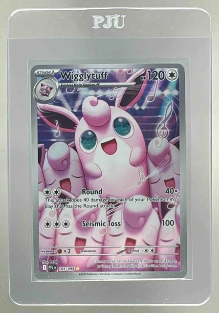 WIGGLYTUFF 2025 POKEMON Phantasmal Flames - PFL EN #105 Illustration ...