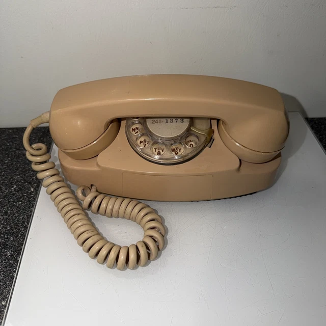 VTG RARE 1970S Bell Systems Princess Rotary Phone Western Electric 701B ...