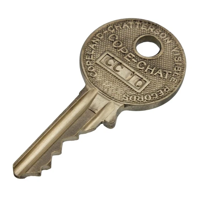 COPE CHAT KEY CC10 1960's - Copeland Chatterson YALE Key Vintage Key ...