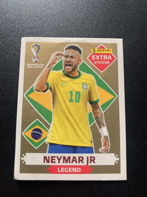 RARE PANINI FIFA World Cup Qatar 2022 Legend Neymar Jr Gold Extra Sticker!!! £50.00 - PicClick UK