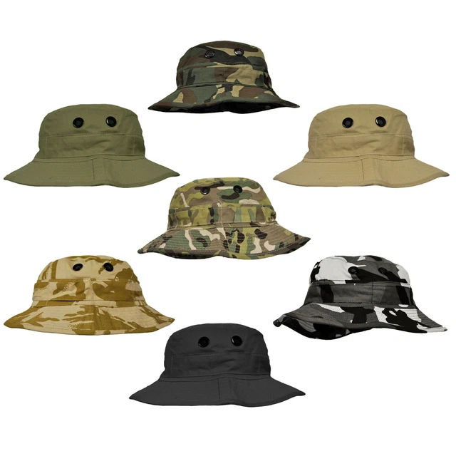 ARMY BUSH HAT US Combat Summer Tactical Hiking Outdoor Fishing Hunting ...