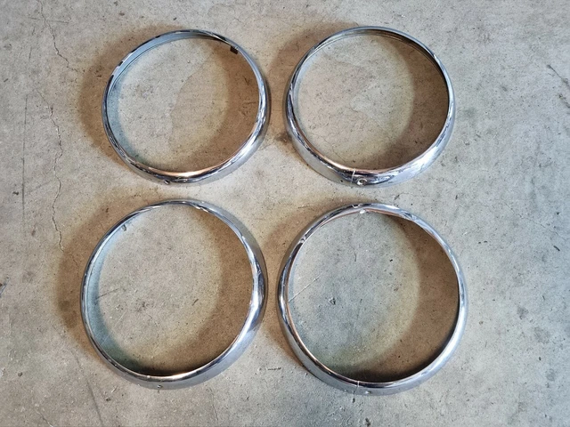 VOLKSWAGEN KOMBI VW Split Splitty Van Headlight Surrounds Surround ...