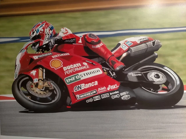 CARL FOGARTY HAND Signed Tribute To A Legend limited edition honda ...