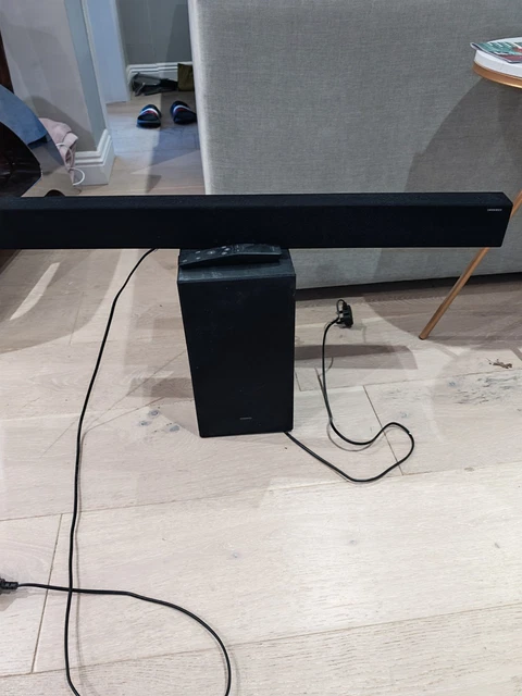 SAMSUNG SOUND BAR Model HW-A430 (black) with woofer (model PS-WA45T ...