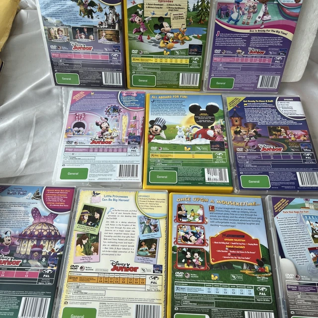 DISNEY JUNIOR MICKEY Mouse Clubhouse DVDs Bundle Bulk Kids Movies Reg 4 ...
