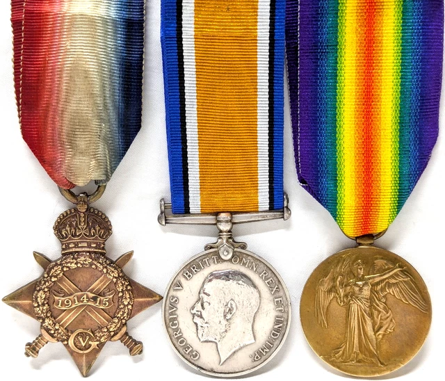 RARE NAVY WW1 HMS Broke, Battle of Jutland & North Russia medals to ...