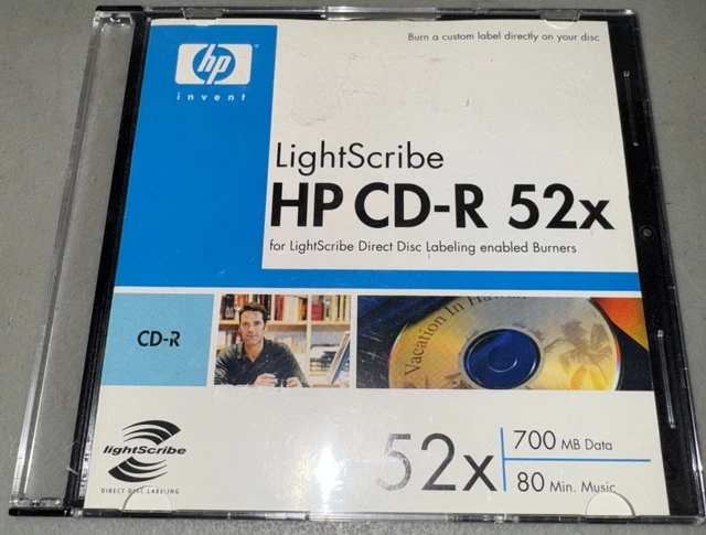 HP CD-R 700MB 52x Speed Spindle Disc - LCR0041M $3.73 - PicClick