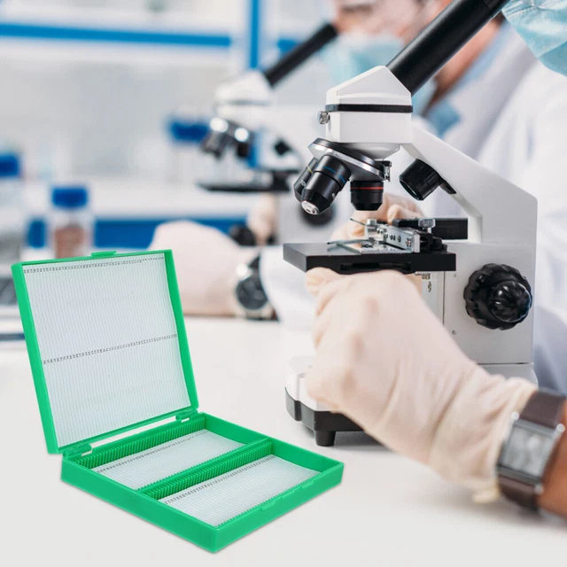 STOCKAGE DE LAMES Microscope En Verre Pour Porte-lames Plusieurs ...