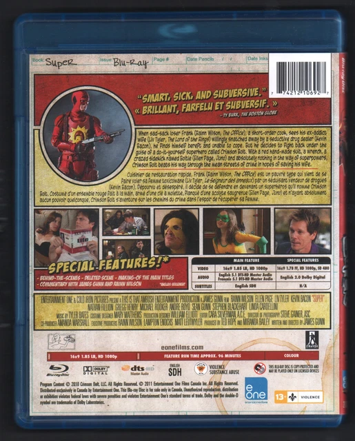 BLU-RAY MOIVE : Super NrMt-Mt Liv Tyler Kevin Bacon Nathon Fillion ...