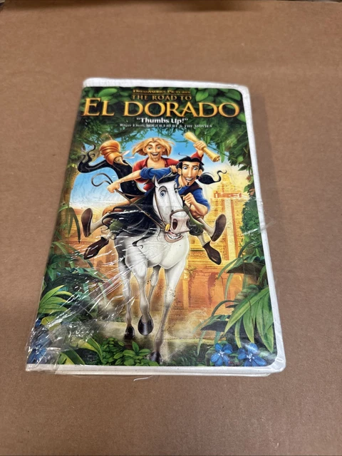 THE ROAD TO El Dorado, Dreamworks VHS, 2000, Clam Shell NEW Factory ...