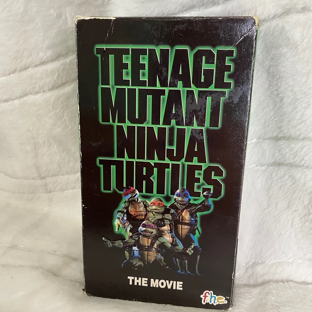 TEENAGE MUTANT NINJA Turtles The Movie VHS TMNT 1990 - FUNDRAISER! £7. ...