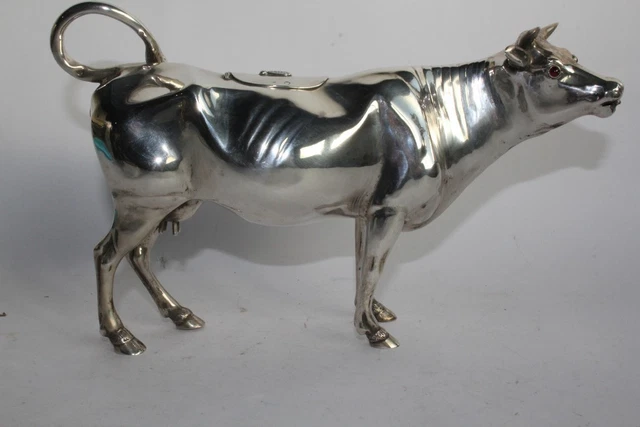 GRAND POT À crème Vache argent Pays-Bas Cow creamer (50202) EUR 2.600 ...