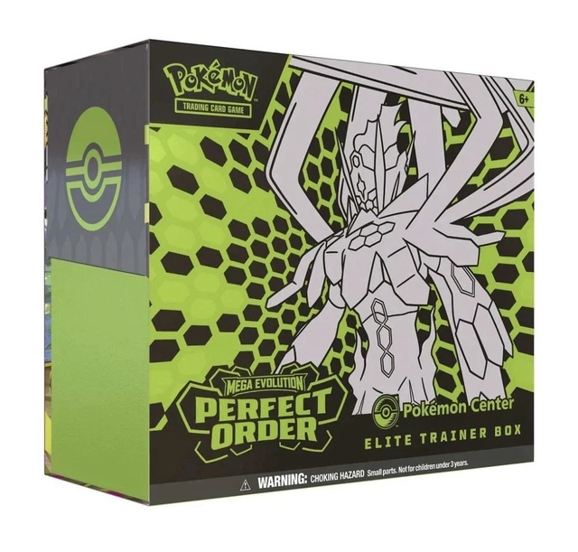 POKÉMON TCG MEGA Evolutions Perfect Order Pokemon Center Etb Elite ...