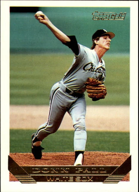 CARTE DE BASEBALL 1993 Topps Gold Chicago White Sox #707 Donn Pall EUR ...