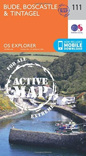 BUDE, BOSCASTLE & Tintagel Map | We..., Ordnance Survey EUR 118,75 ...