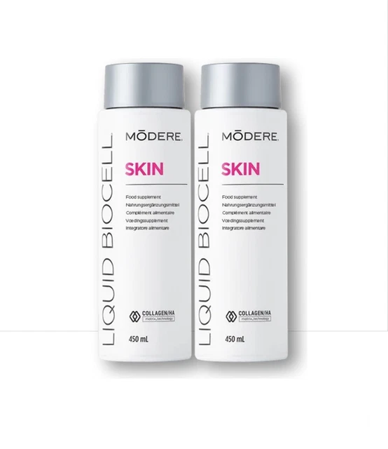 MODERE LIQUID BIOCELL Collagen Skin Twin Duo Pack Of 2 Younger Clearer ...