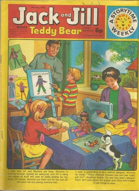 JACK AND JILL : 8th June 1974 : Vintage UK Comic Book. £9.95 - PicClick UK