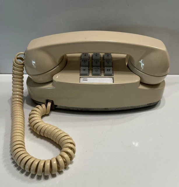 VINTAGE WESTERN ELECTRIC PUSH BUTTON PRINCESS TELEPHONE BELL SYSTEM ...