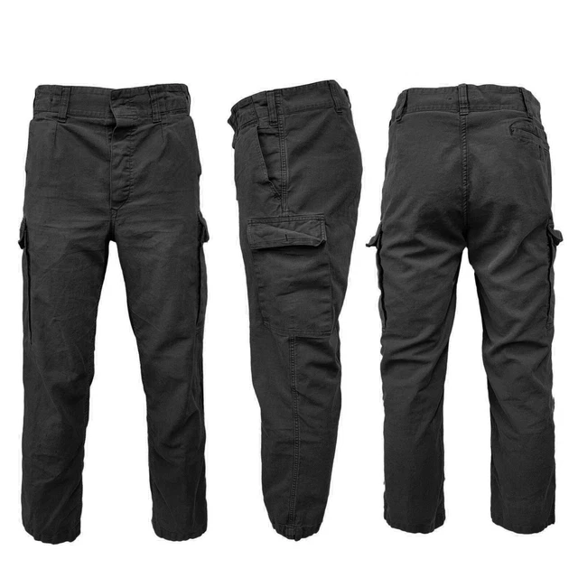 ORIGINAL GERMAN MOLESKIN Trousers Army Combat Cotton Work Cargo Pants ...