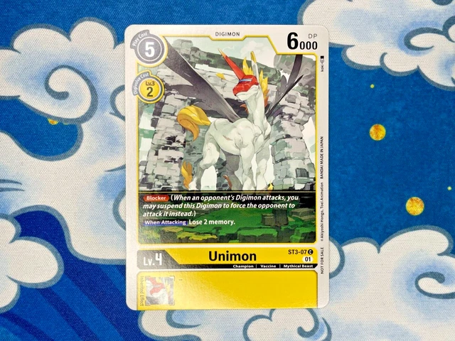 DIGIMON - UNIMON - ST3-07 - Tournament Pack Vol.4 - Alt Art Promo £3.95 ...