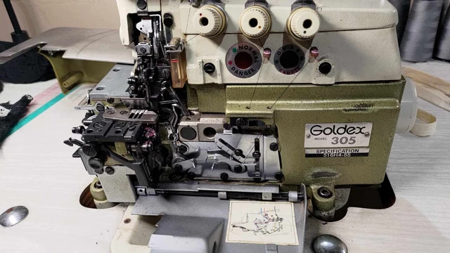 INDUSTRIAL 5 THREAD overlocker Goldex 305 . Great condition, Recently serviced $200.00 - PicClick AU