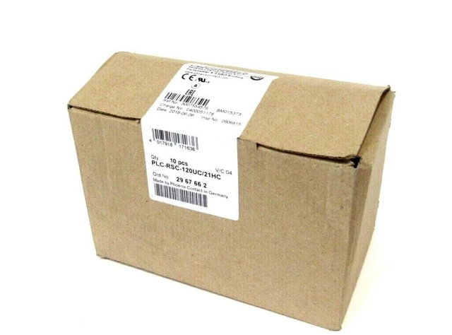 NEUF SCELLÉ LOT De 10 PHOENIX CONTACT Plc-rsc-120uc/21hc Relais Modules ...