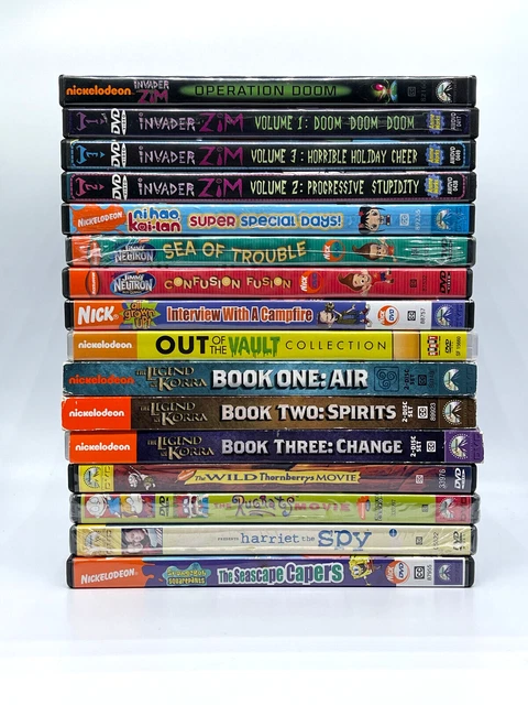 NICKELODEON DVD LOT (16) Invader Zim Jimmy Neutron Legend Of Korra £16. ...