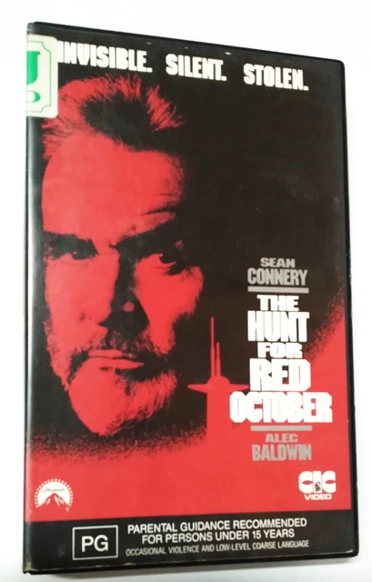 &THE HUNT FOR Red October" Sean Connery Alec Baldwin Action/Military ...
