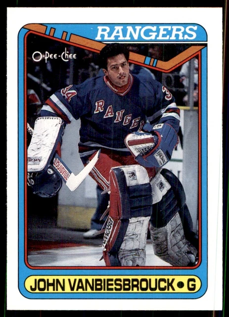 1990-91 O-PEE-CHEE JOHN Vanbiesbrouck Rangers de New York #75 EUR 1,09 ...