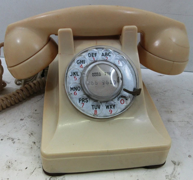 WESTERN ELECTRIC IVORY Model 302 Telephone Fully Restored Circa 1930's ...