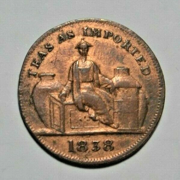 SCOTLAND, ABERDEEN, WILLIAM Gray's Chinese tea farthing token 1838 EUR ...