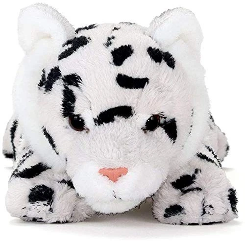 COLORATA SNOW LEOPARD Plush Lying Soft Realistic Stuffed Animal Toy ...