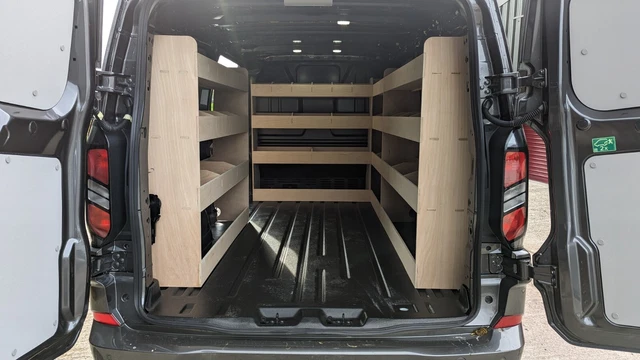 FORD TRANSIT CUSTOM Van Racking New 2024 Model LWB Van Shelving Tool ...