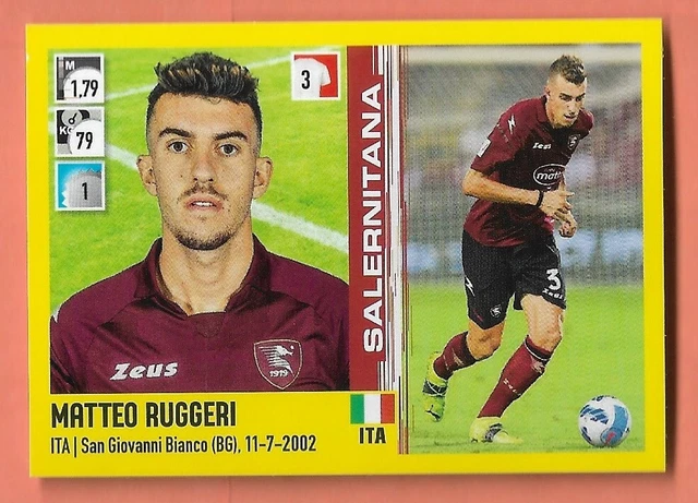 PANINI CALCIATORI 2021-2022 N.356 Matteo Ruggeri Serie A TIM ...