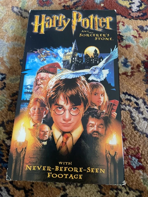 HARRY POTTER AND the Sorcerers Stone VHS Includes 5 Additional Mins Not ...