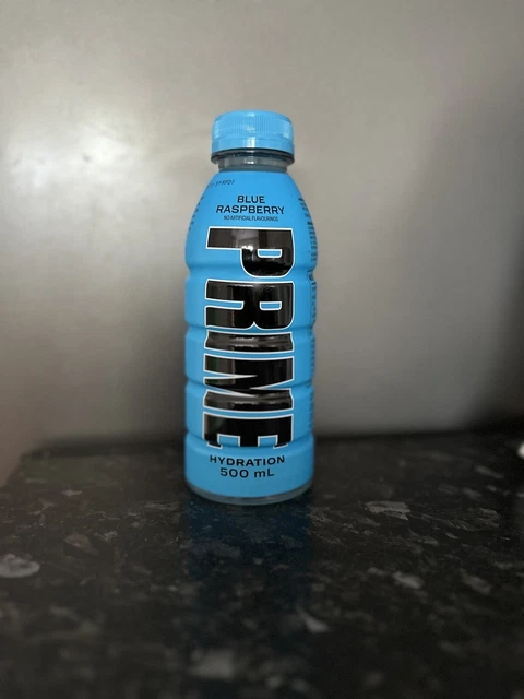 PRIME HYDRATION BLUE Raspberry Drink 500ml (10 Pack) £49.99 - PicClick UK