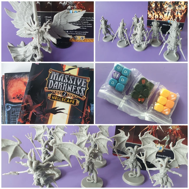 MASSIVE DARKNESS 2 Hellscape Monsters Tiles Cards - SORTIMENT ...