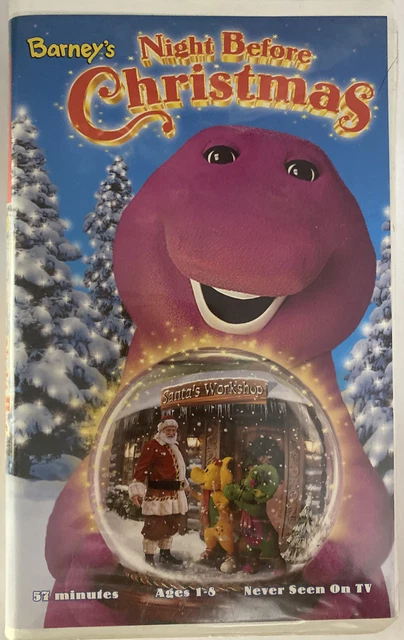 BARNEY'S NIGHT BEFORE Christmas 1999 Vhs $24.16 - PicClick CA