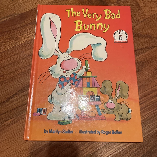 DR. SEUSS THE Very Bad Bunny By Marilyn Sadler Beginner Books - Like ...