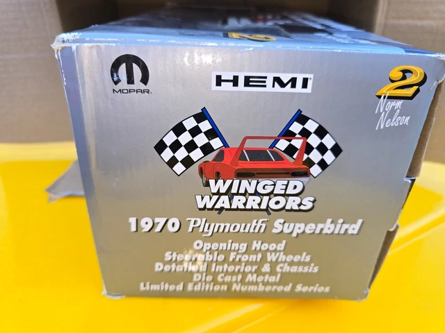 MOPAR HEMI 426 Winged Warrior 1970 Plymouth Superbird #2Norm Nelson Rc2 ...