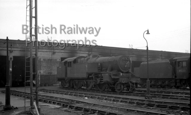 35MM NEGATIVE BR British Railways Steam Loco 42484 Class 4P at Bolton ...