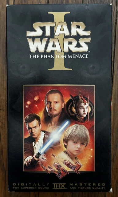 STAR WARS EPISODE 1: The Phantom Menace VHS Tape Movie 1999 20th ...