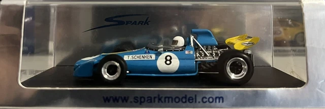 SPARK 1/43 S4341 Brabham BT33 Ford-Cosworth #8 Austrian GP 1971 Tim Schenken EUR 299,99 ...