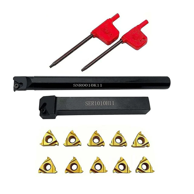 OUTIL DE FILETAGE ?? tour dynamique support interne externe avec inserts - 11ER EUR 36,46 ...