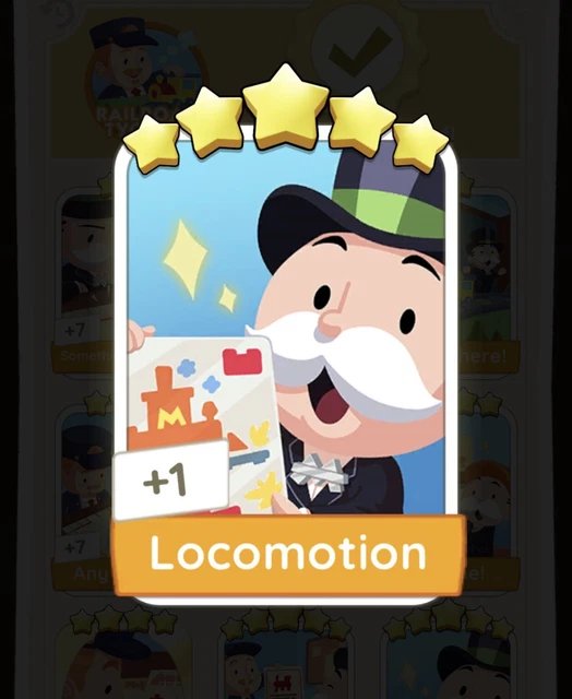 SET 14 MONOPOLY Go Sticker Locomotion 5 star Card EUR 6,48 - PicClick IT