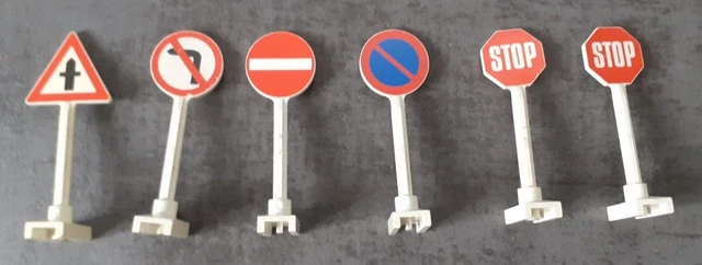 LEGO LEGOLAND 6306 Segnali stradali - Road Signs (1980) NO BOX ...